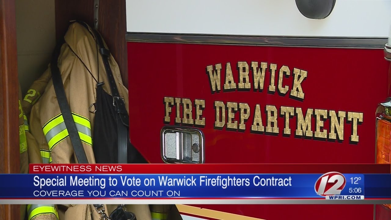 Special meeting called to vote on Warwick firefighter contract ...