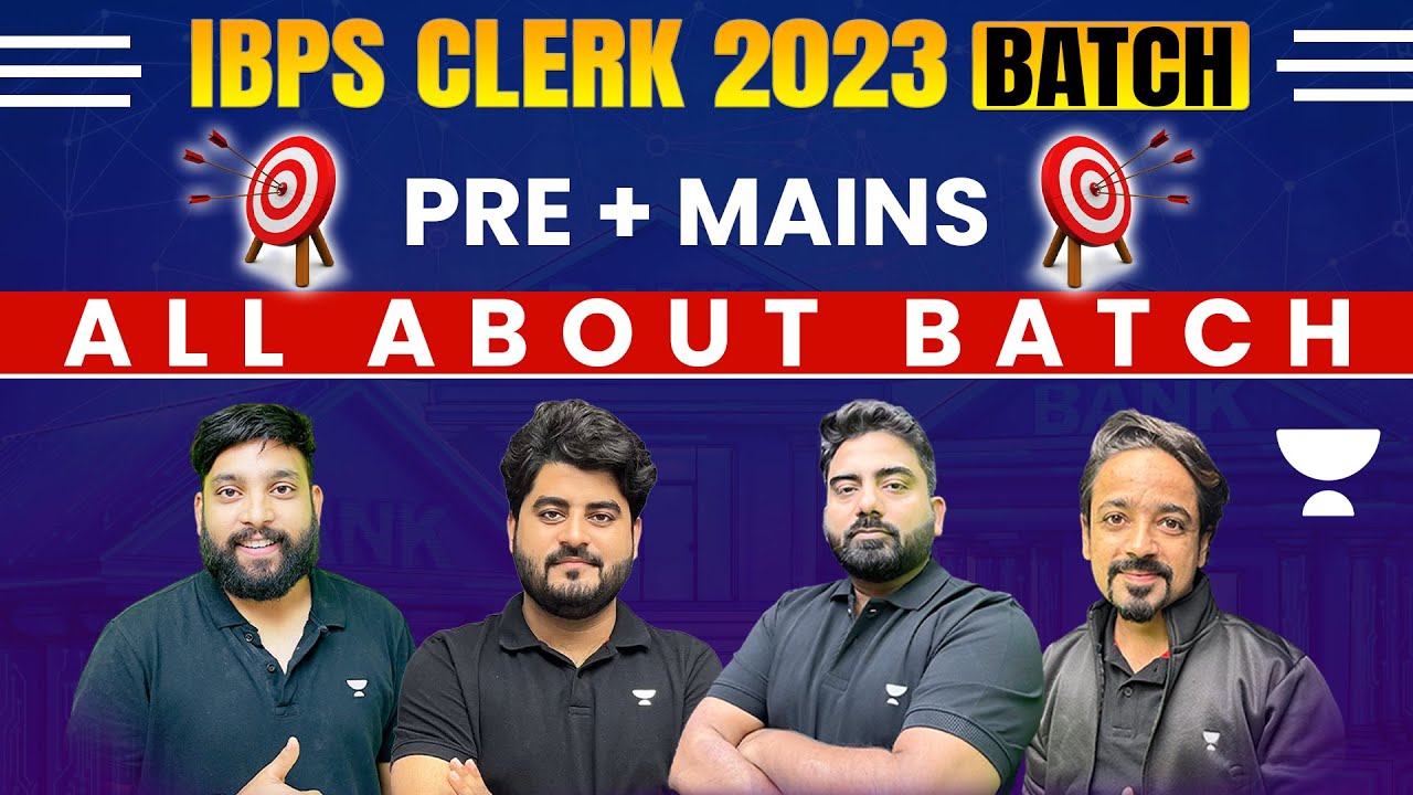 Mission IBPS Clerk 2023 | Batch Pre + Mains Orientation Session @bankerswaybyunacademy - YouTube