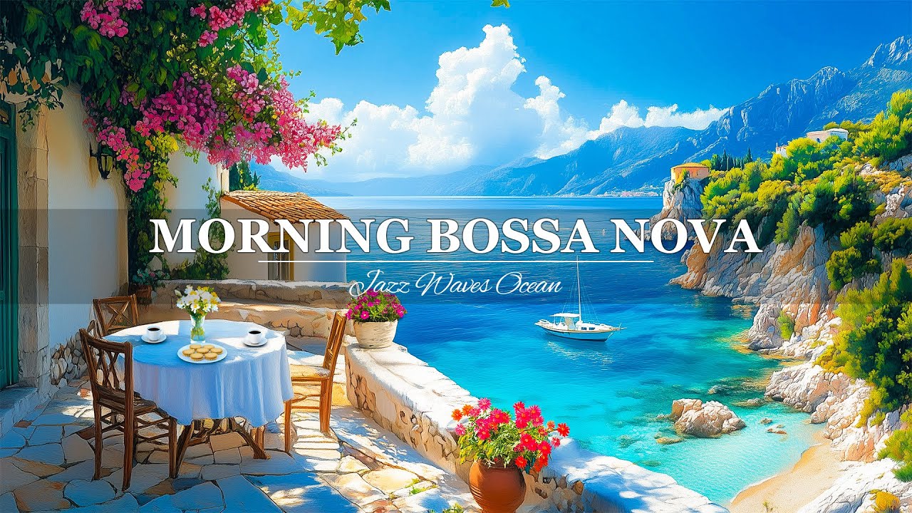 Peaceful Bossa Nova Vibes & Whispering Shores 🌊 Enjoy Serenity from a Cozy Oceanfront Nook - YouTube