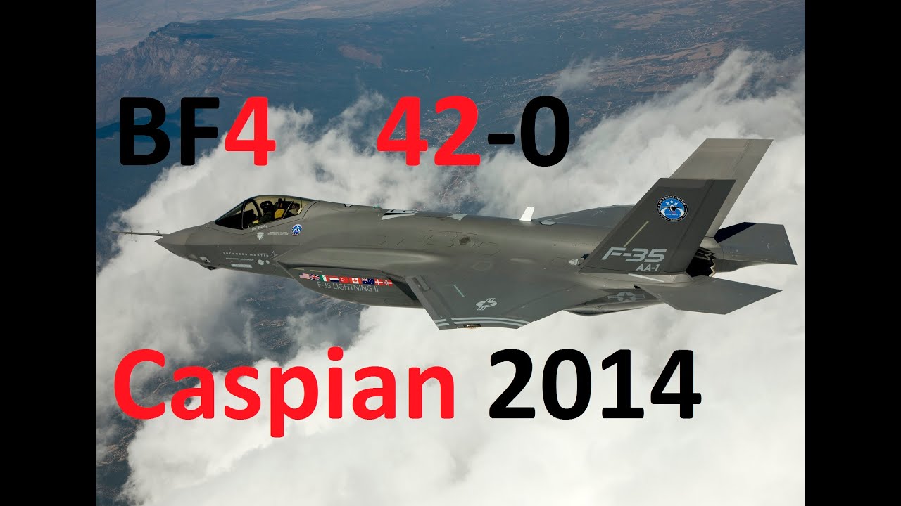 BF4 Perfect Stealth Jet Round (42-0) | Caspian Border: F-35 | Conquest ...