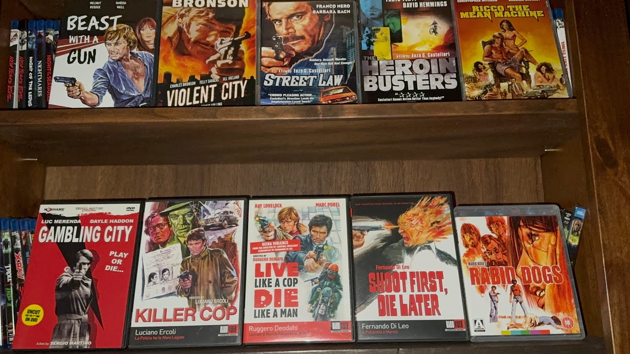 (Part 2) EuroCrime Movie Collection Blu Ray DVD Overview Poliziotteschi ...