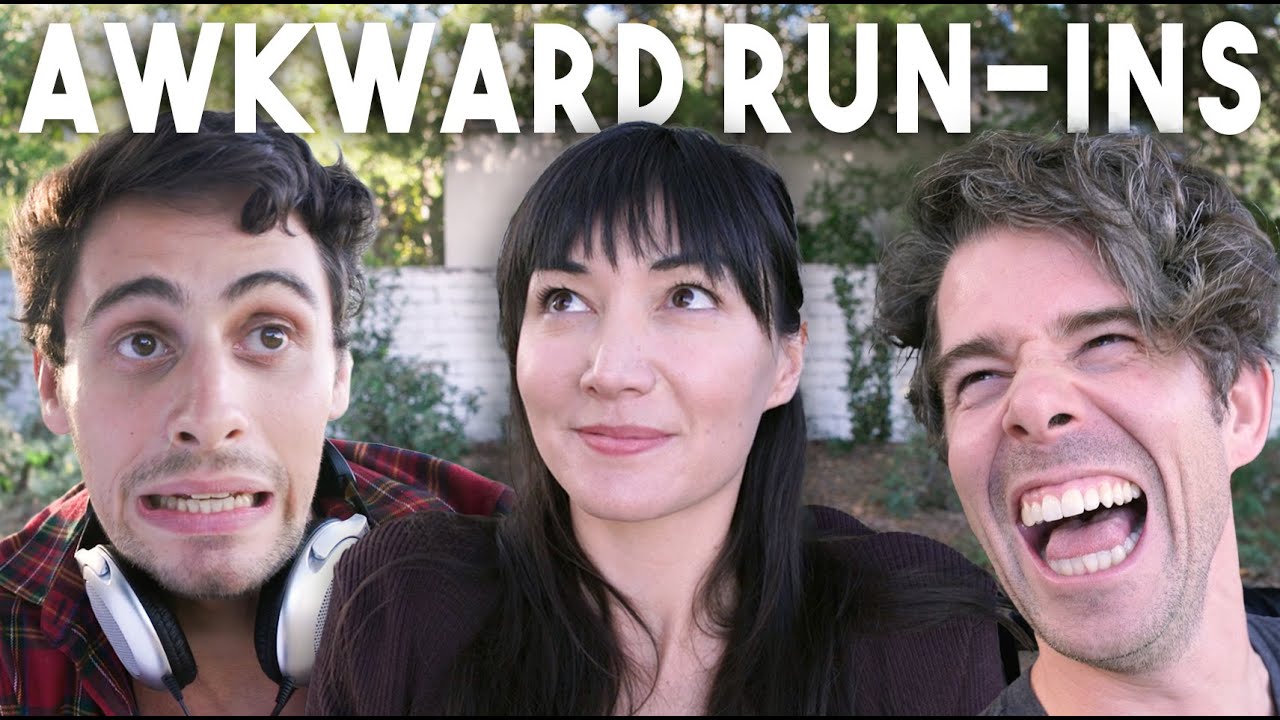 awkward run-ins with friends - YouTube