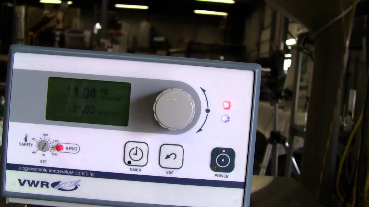 VWR Refrigerated Heated Recirculating Bath 1157P - YouTube