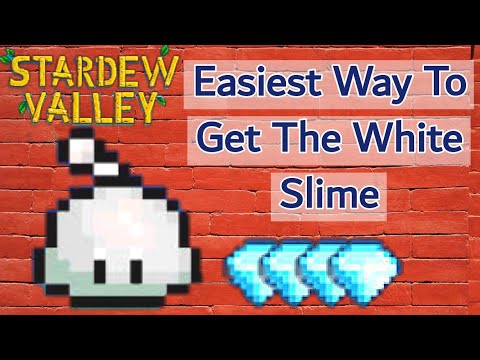 Stardew Valley's Secret WHITE SLIME | Easiest Way To Get A White Slime ...
