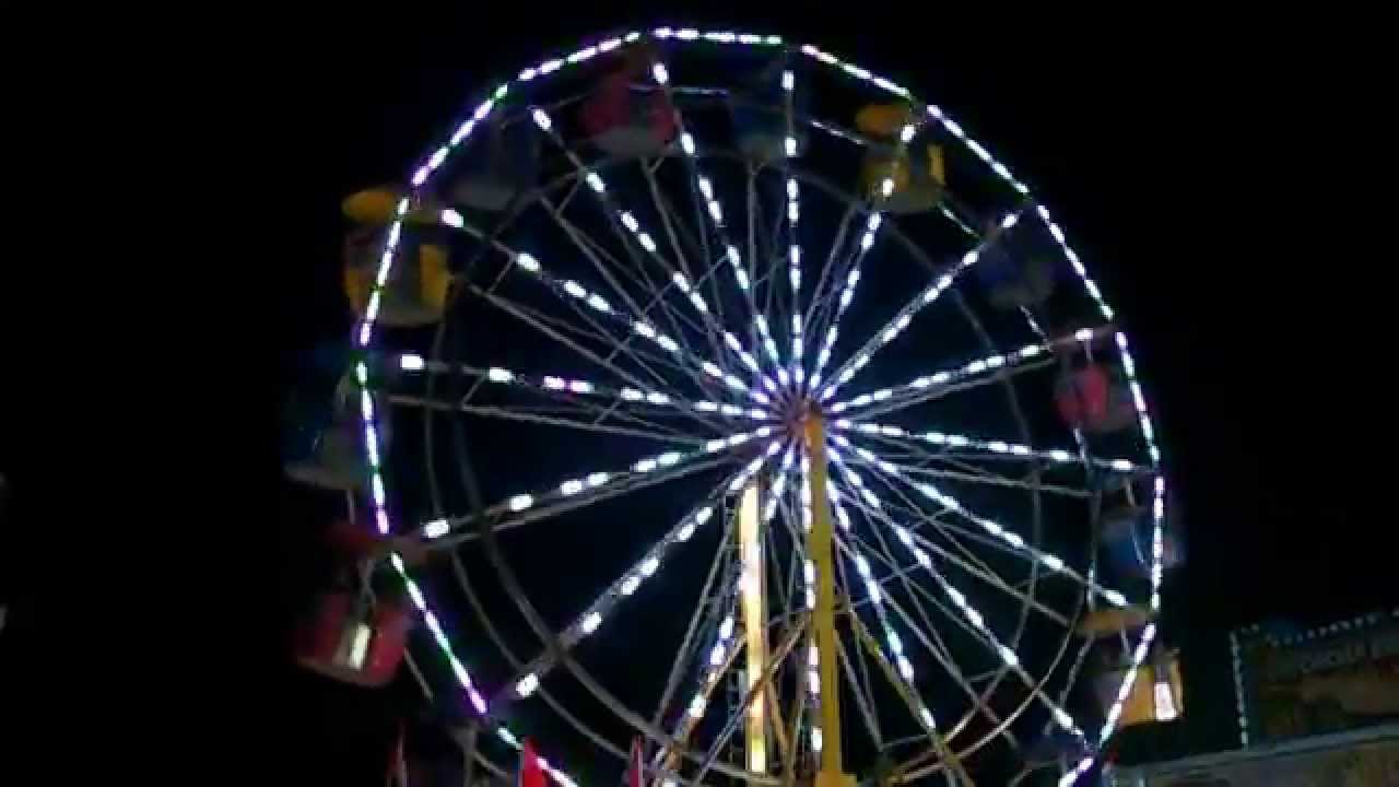 Expo Wheel at Night Two - YouTube