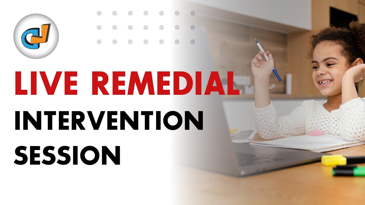 Live Remedial Intervention Session - YouTube
