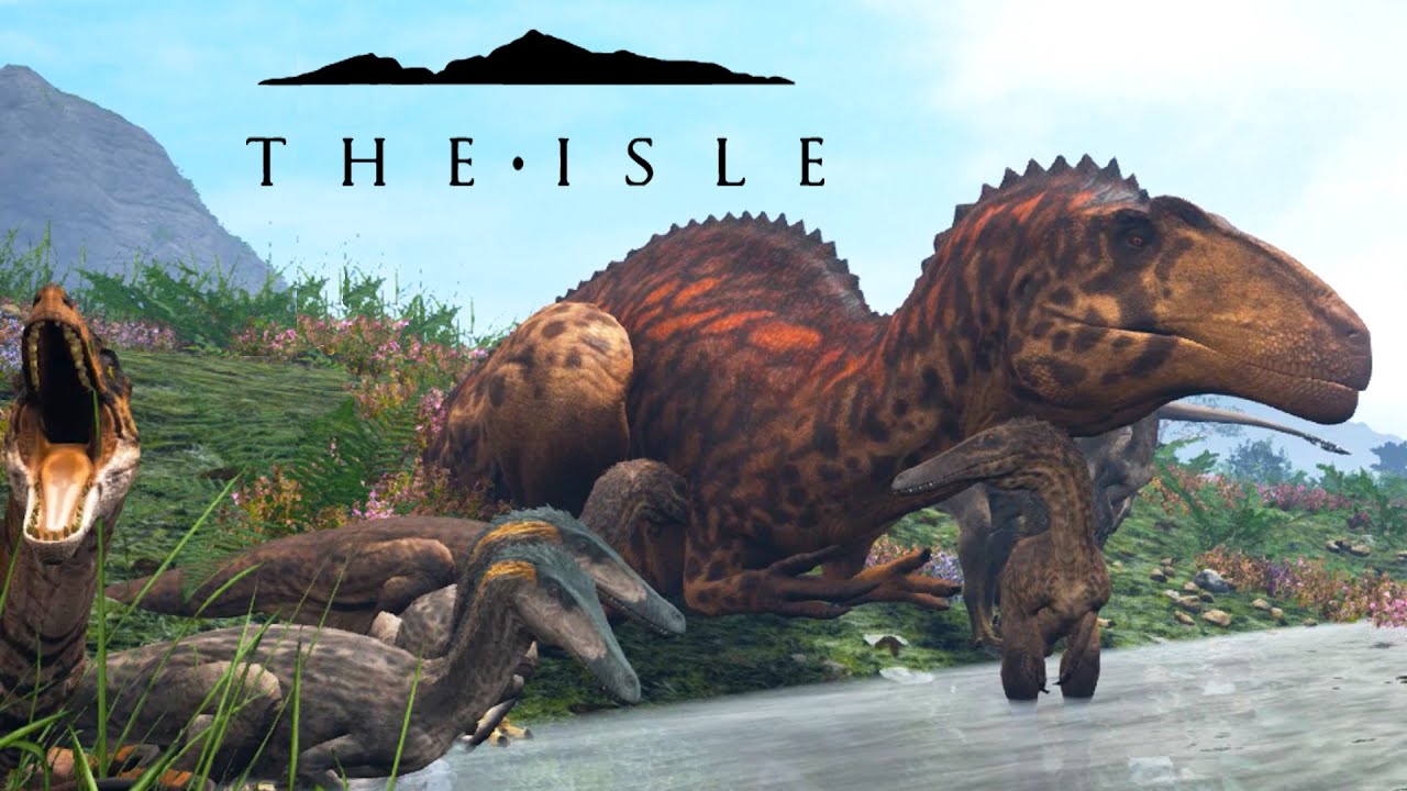 The Isle |Ep6| ACRO MOMMY & RAPTOR ARMY VS T REX ARMY | Progression ...