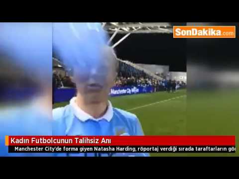 Kadın Futbolcunun Talihsiz Anı.