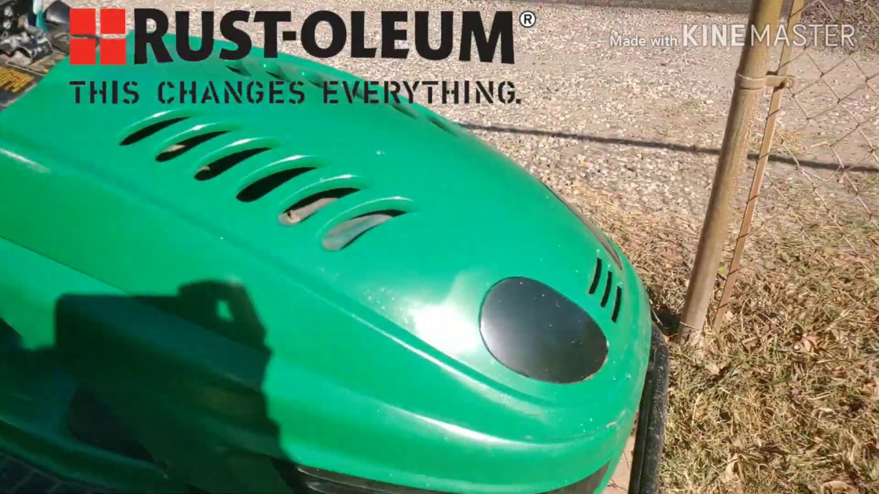 Rust-Oleum paint job - 12 wks later - YouTube