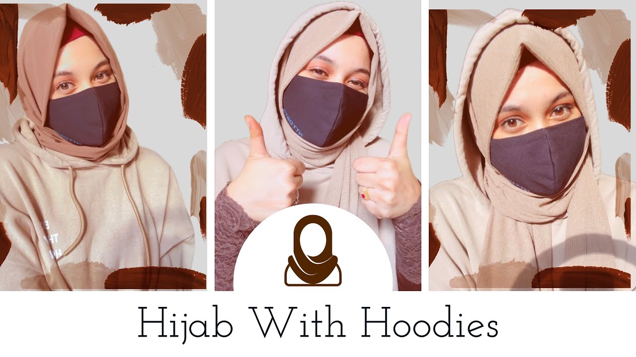 Quick & Easy Hijab styling on Hoodie🧕🏻🤎 - YouTube