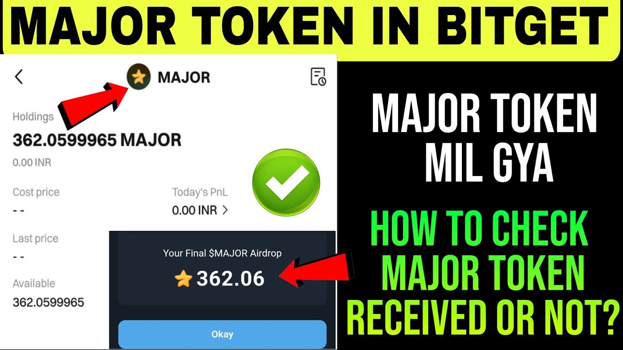 How To Check Major Token In Bitget Exchange | How To Check Major Token ...