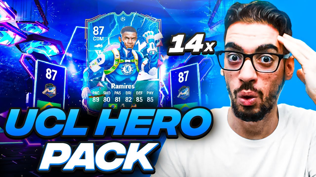 14x PRE ORDER UCL/UWCL HERO PACKS! EAFC 24 Ultimate Team - YouTube