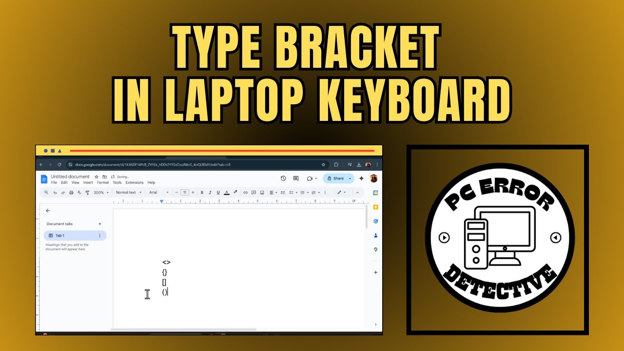 How to Type Bracket in Laptop Keyboard - Simple Steps (2025) - YouTube