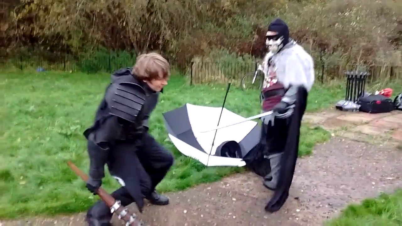 Cosplay fight scene. - YouTube