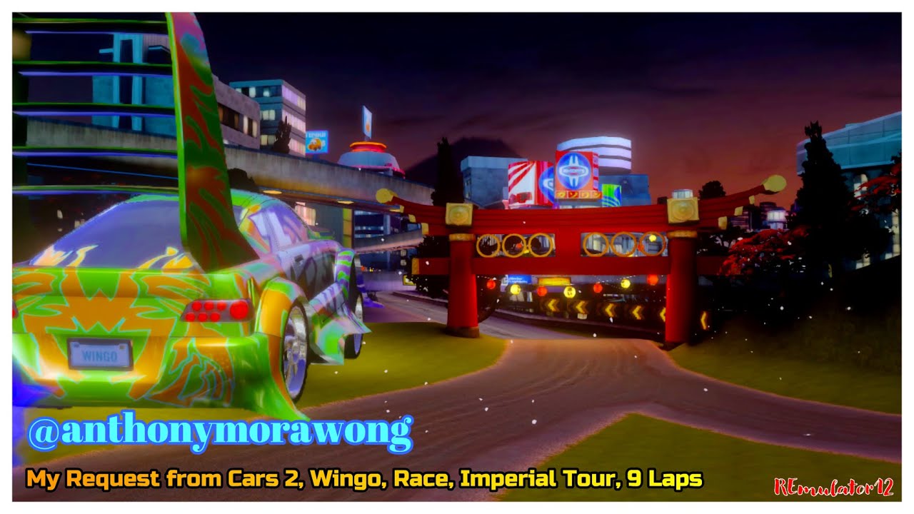 Cars 2 The Video Game | Wingo - Race Mode | Imperial Tour 9 Laps - YouTube