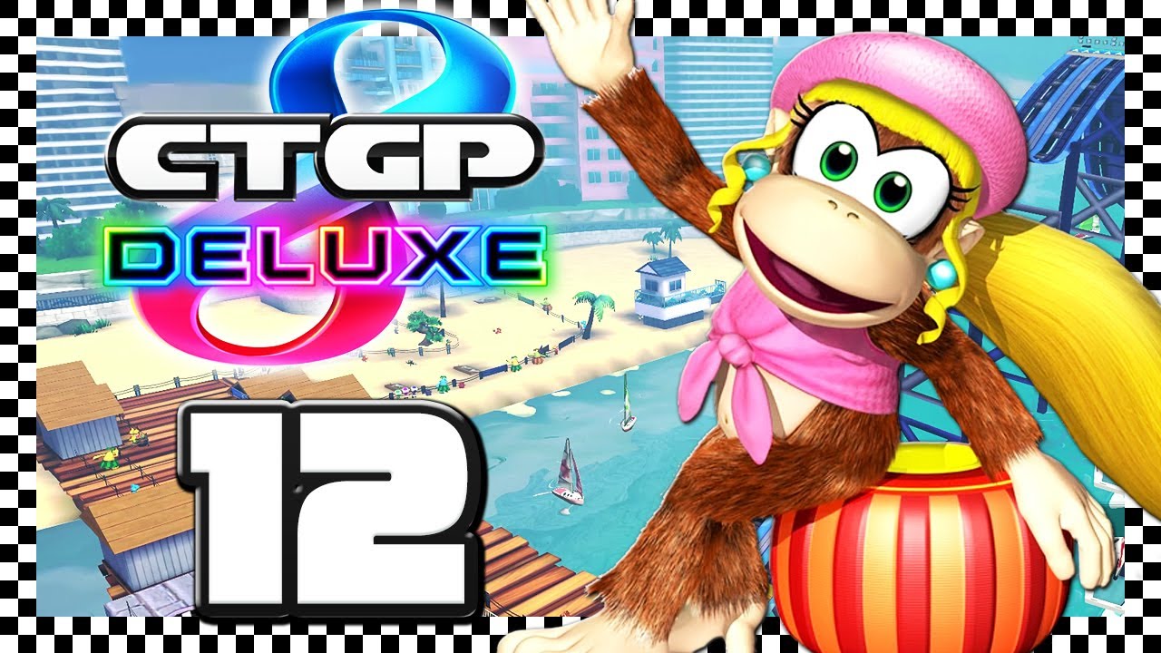 MARIO KART 8 CTGP DELUXE # 12 🏁 Insignien-Cup mit Dixie Kong! - YouTube