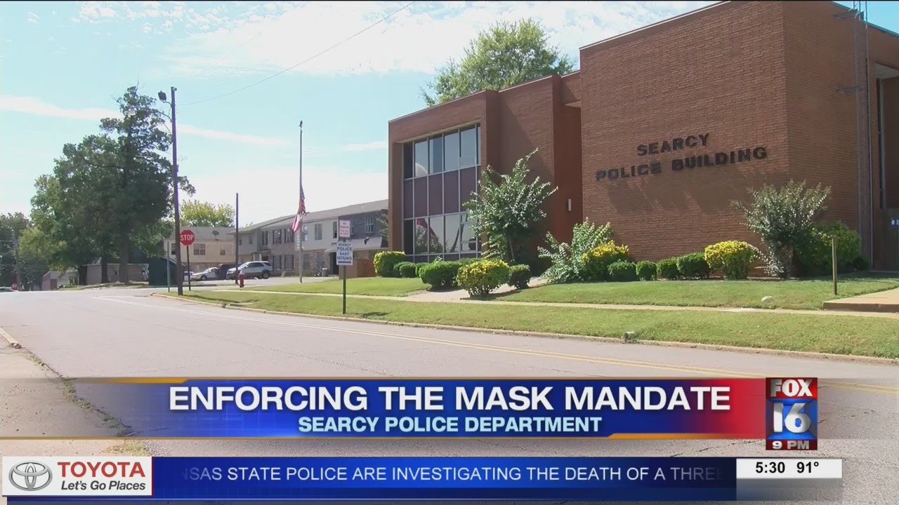 Searcy Police Department will enforce mask mandate - YouTube