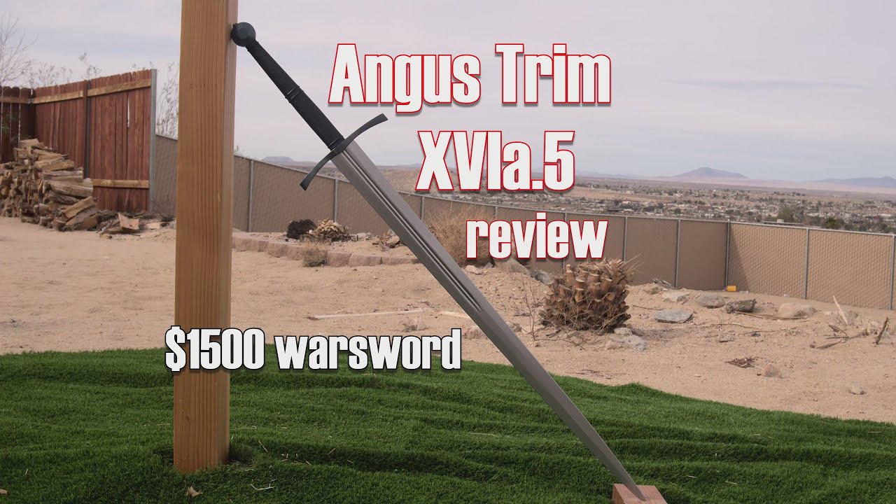 Sword Review - Angus Trim XVIa 5 warsword - YouTube