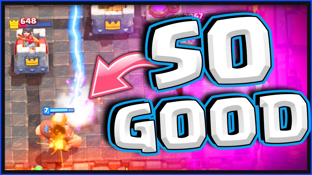 STRONG GIANT LIGHTNING DECK • FUN Clash Royale GAMEPLAY - YouTube