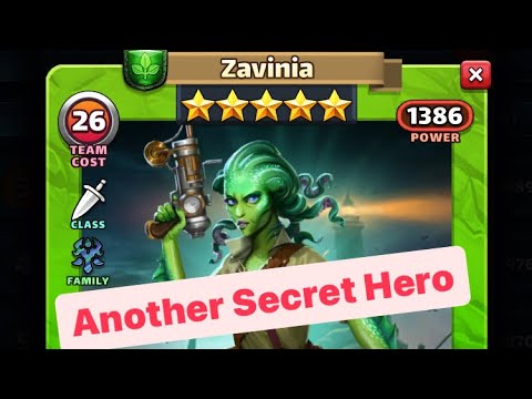 Empires & Puzzles Hero Analysis : Secret Hero # 7 🍀 Zavinia, Powerful ...