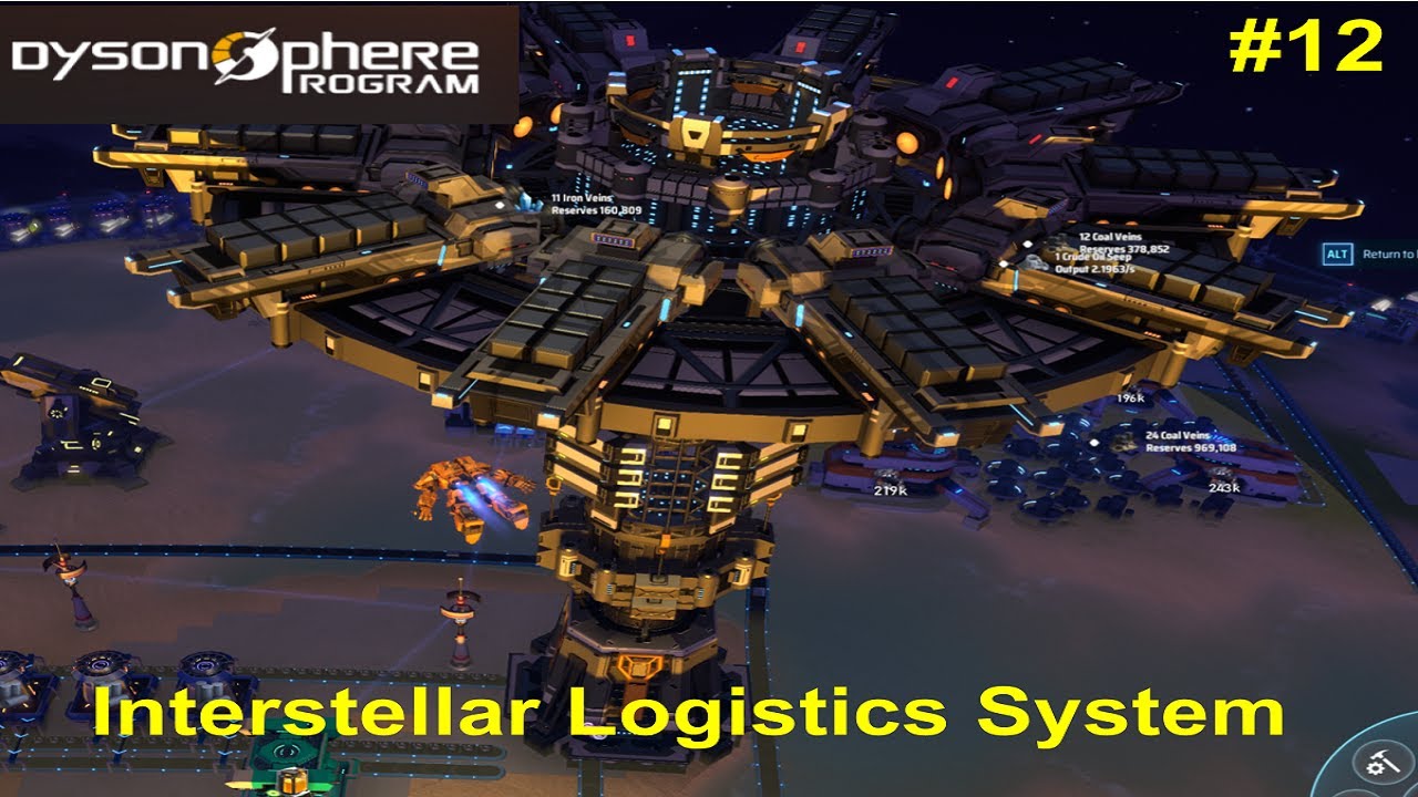 Dyson Sphere Program #12 - Automated interplanetary delivery ready - YouTube