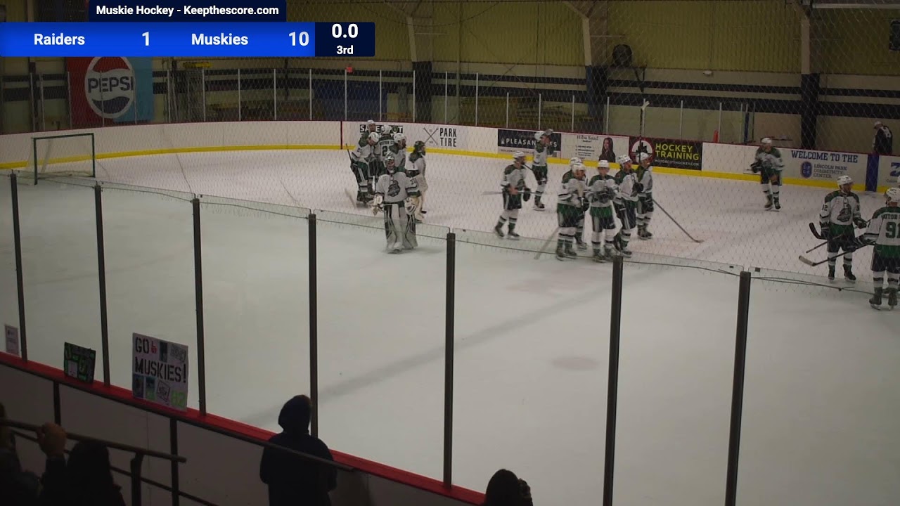 Muskies vs 1000 Island Raiders 11/15 - YouTube