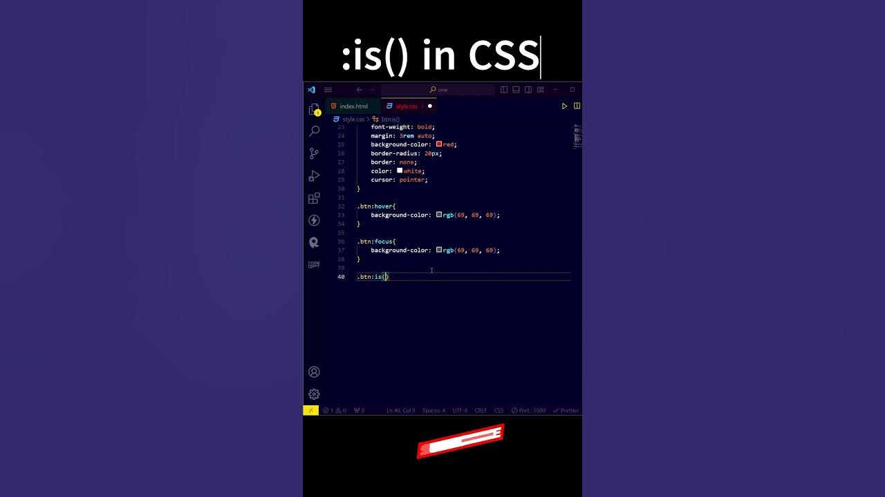 Is Pseudo Selector In Css In Hindi Short Video Shorts Html Css Tutorial Shortvideo