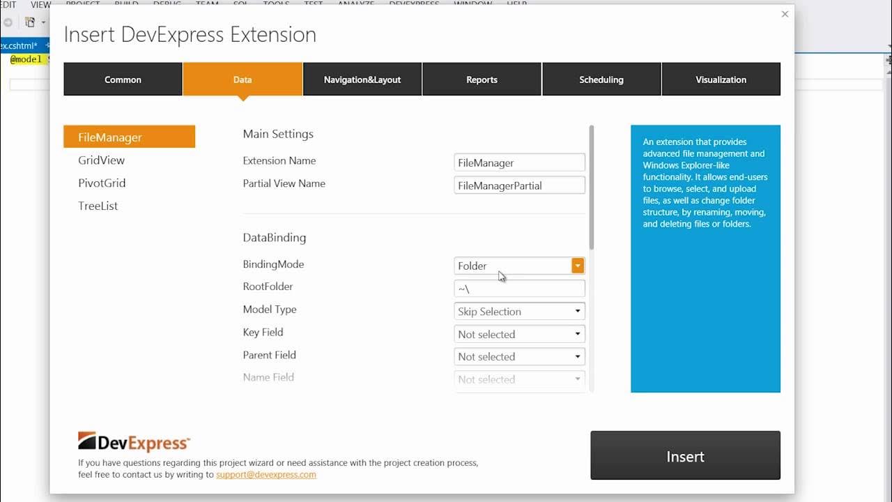 DevExpress ASP.NET MVC File Manager - YouTube