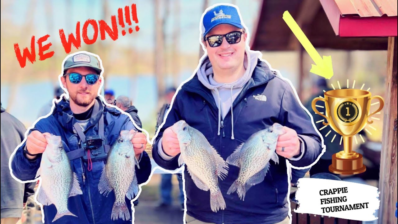 Fishing my FIRST Crappie Fishing Tournament... WE WON!!! - YouTube