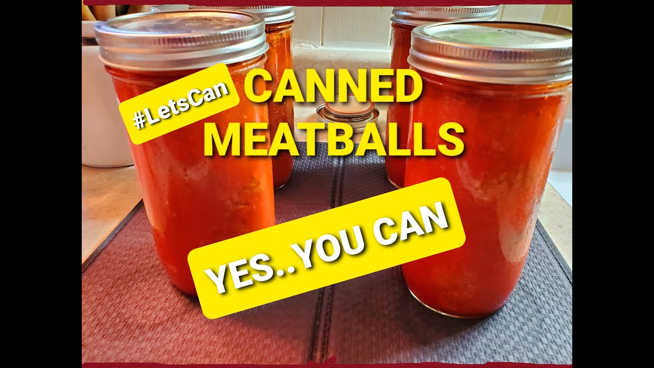 #LetsCan Pressure Canning Meatballs. Made with Love for Later. - YouTube