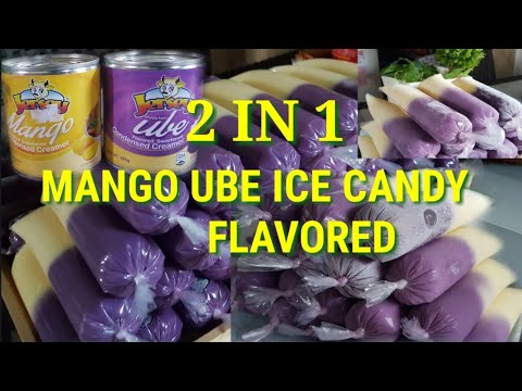 2IN1 MANGO UBE ICE CANDY||soft&creamy||maliit na puhunan pangnegosyo ...