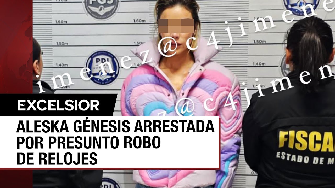 Así fue la detención de la modelo Aleska Génesis tras salir de un ...