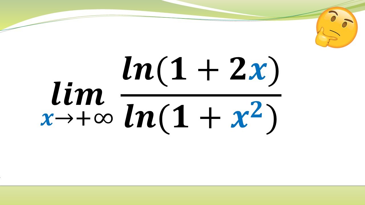 limite ln expo - YouTube