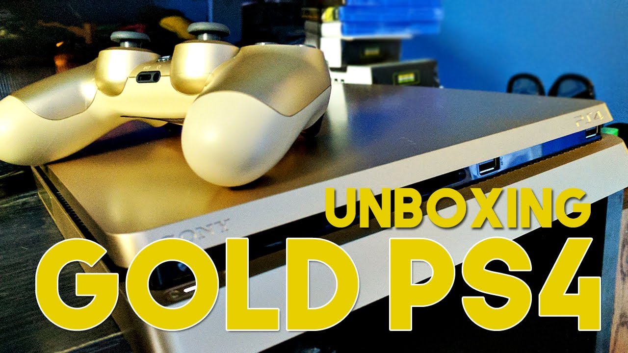 Limited Edition GOLD PS4 Unboxing! - YouTube
