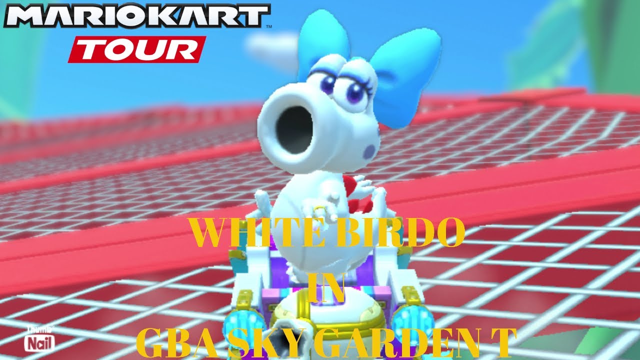 Mario Kart Tour - White Birdo in GBA Sky Garden T - YouTube