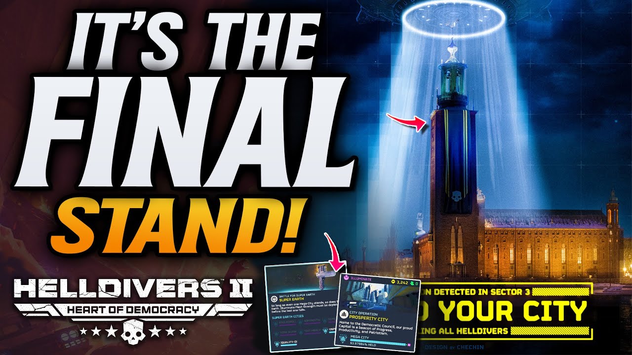 🔴Helldivers 2 The Final Stand! Prosperity City Is Under Attack! - YouTube