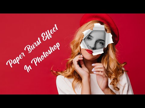 How to create Paper Burst Effect In Photoshop #photoshop - YouTube