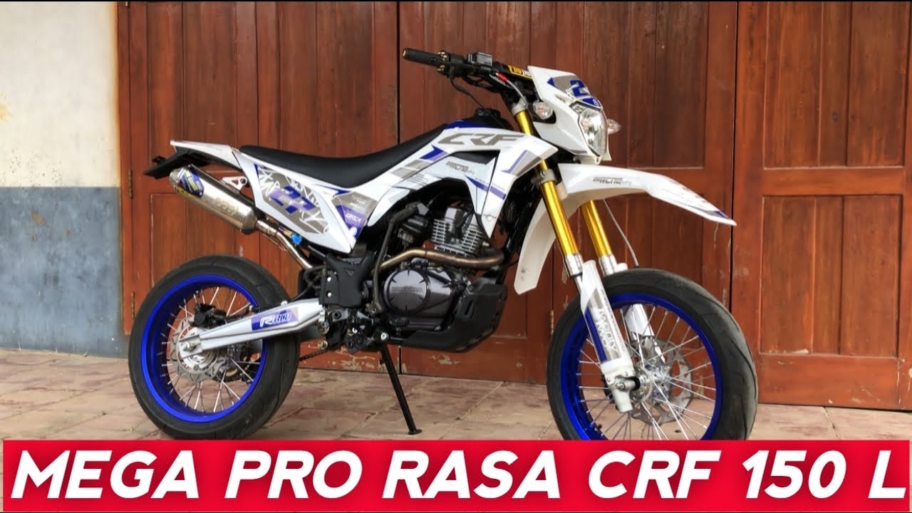 MEGA PRO MONO RASA CRF 150L - YouTube