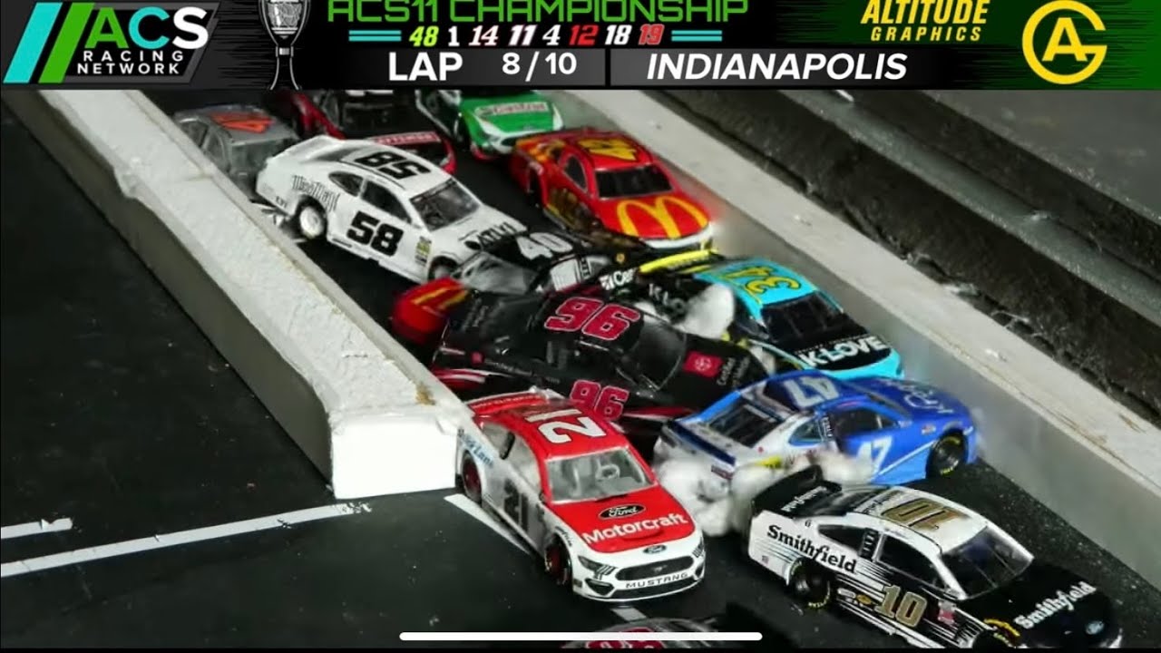 NASCAR Stop Motion Road Course Crash Compilation! - YouTube