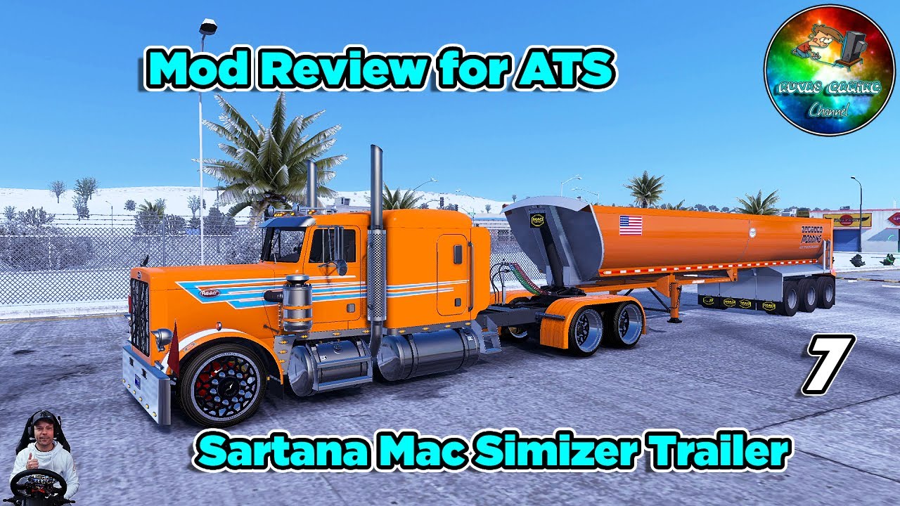 🚚 American Truck Simulator - Sartana’s Mac Simizer Trailer end Dump ...
