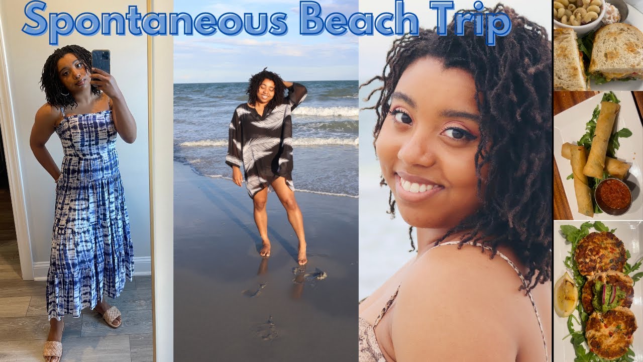 Vacation Vlog | Beach Trip, Shopping, & Good Eating - YouTube