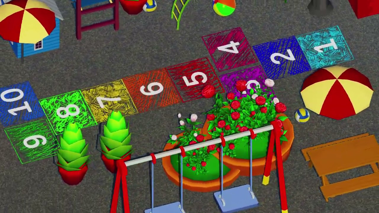 Interactive floor - Hopscotch - YouTube