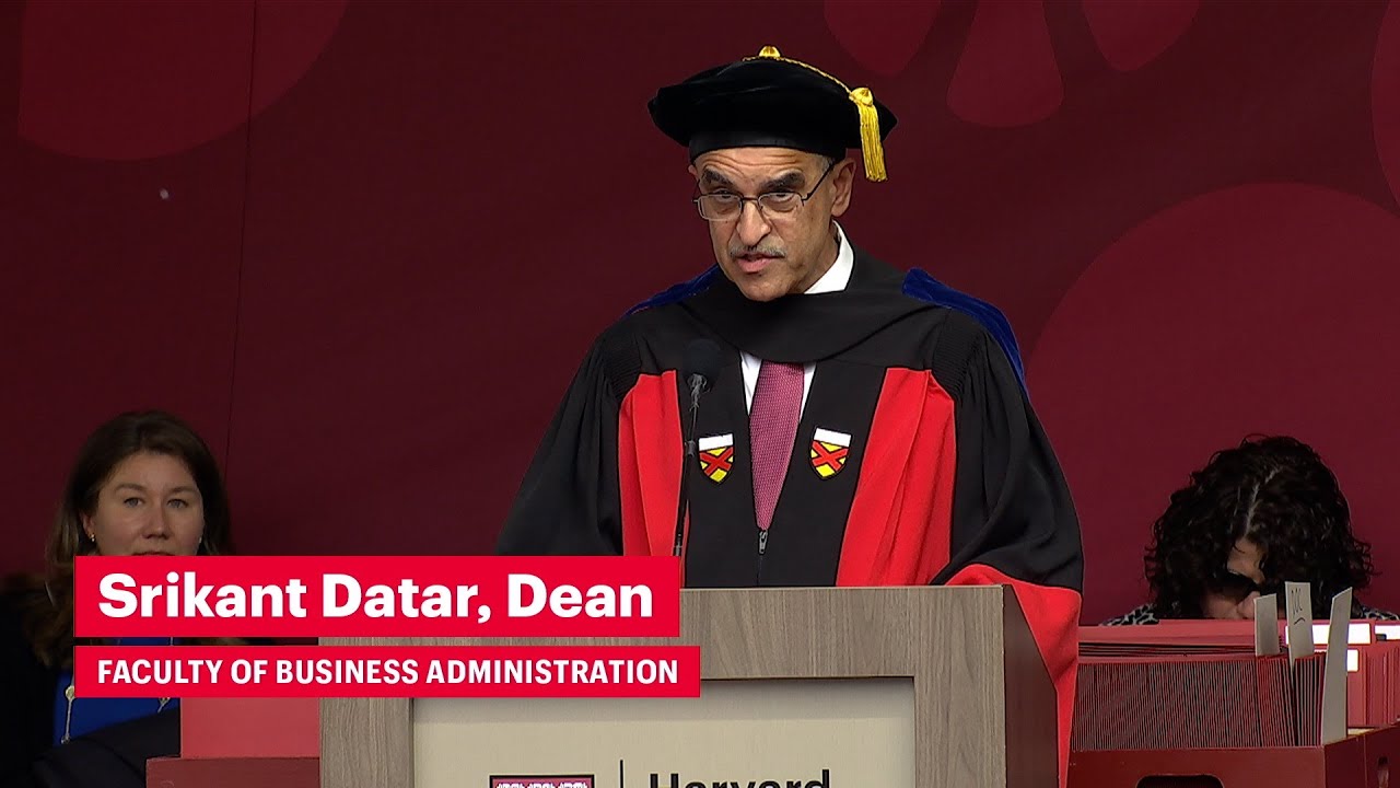 Dean Srikant Datar’s 2025 Commencement Address - YouTube