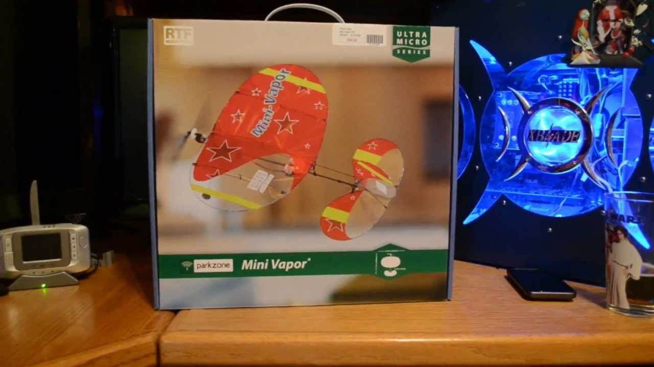 Parkzone Mini Vapor UM indoor airplane - YouTube