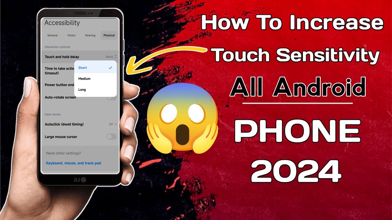 How To Increase Touch Sensitivity | Touch Response Problem For All Android phone 2024 😱 - YouTube