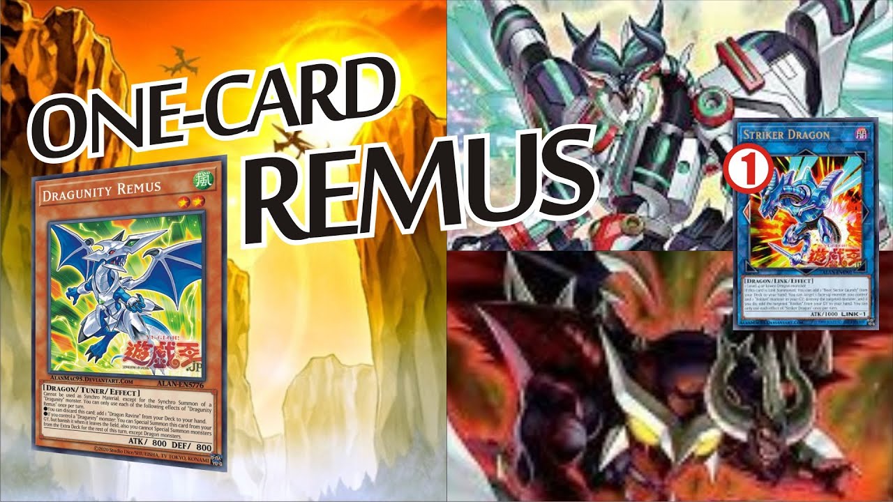 [YGO] 1-CARD REMUS COMBO - DRAGUNITY DRAGON LINKS ACT#1 - YouTube