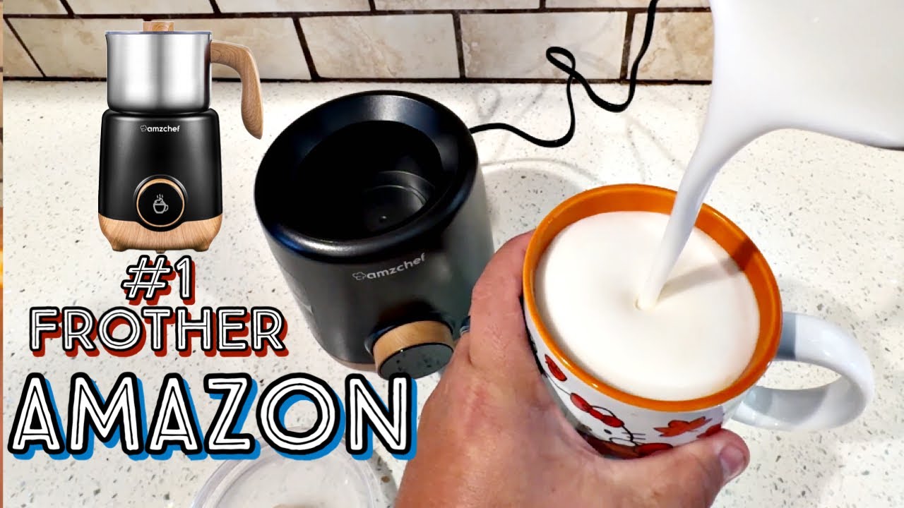 Best Milk Frother On Amazon. Amzchef Milk Frother - YouTube