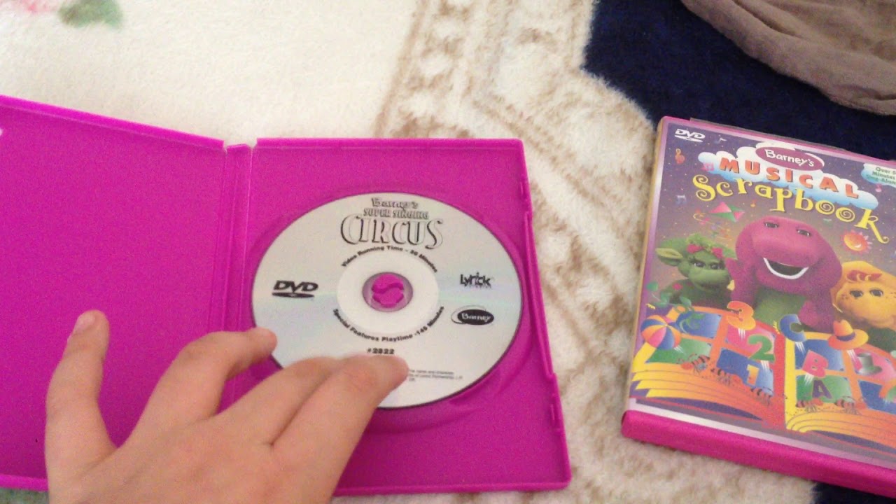 My Purple Clamshell Case DVD Collection - YouTube