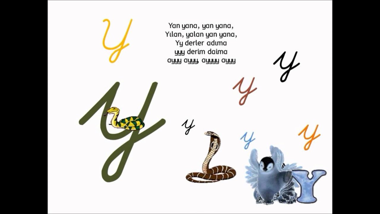 y harfi hareketli müzik - YouTube