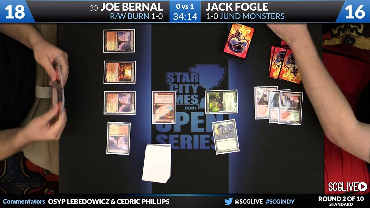SCGINDY - Standard - Round 2 - Joe Bernal vs Jack Fogle - YouTube
